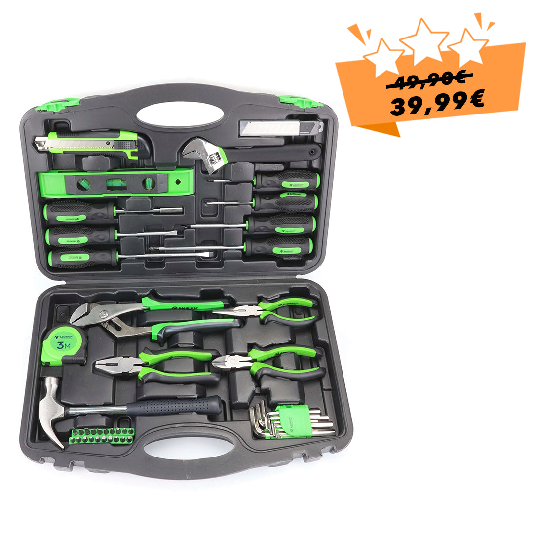 Maletín de herramientas de 55 piezas | SAURIUM – Trassierra Tools