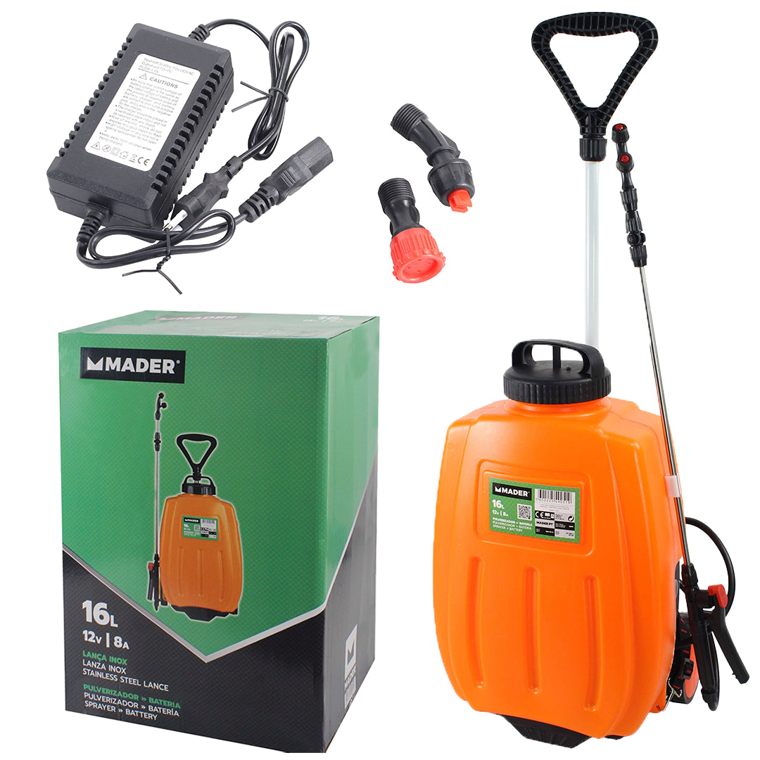 Mochila de Fumigar 100% eléctrica 16L con ruedas 2EN1 - MADER® – Trassierra Tools